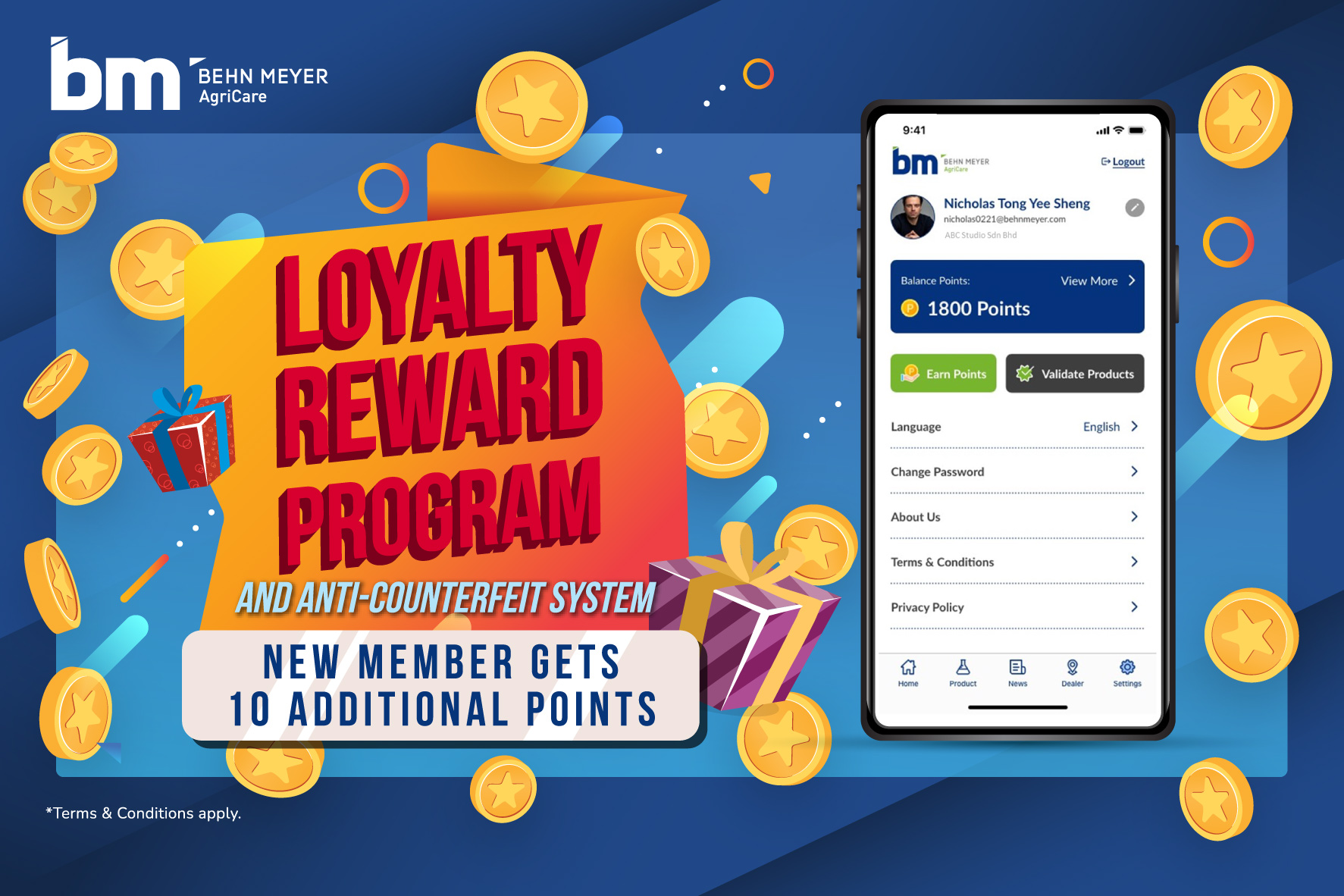 BM AgriCare’s Loyalty Rewards Program and Anti-Counterfeiting System - Behn Meyer