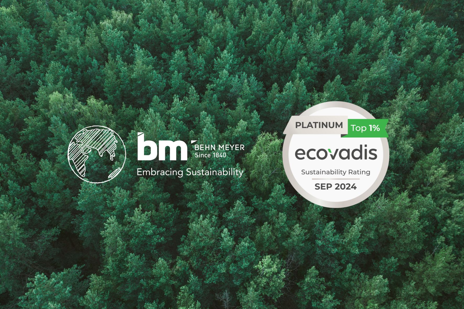 Behn Meyer Retains EcoVadis Platinum Award for the Second Consecutive Year - Behn Meyer